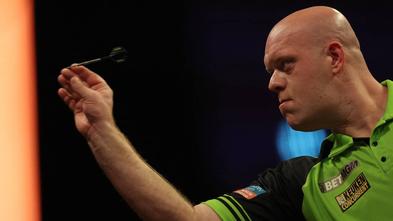 Van Gerwen naar finale na ruime zege op Littler | NU.nl