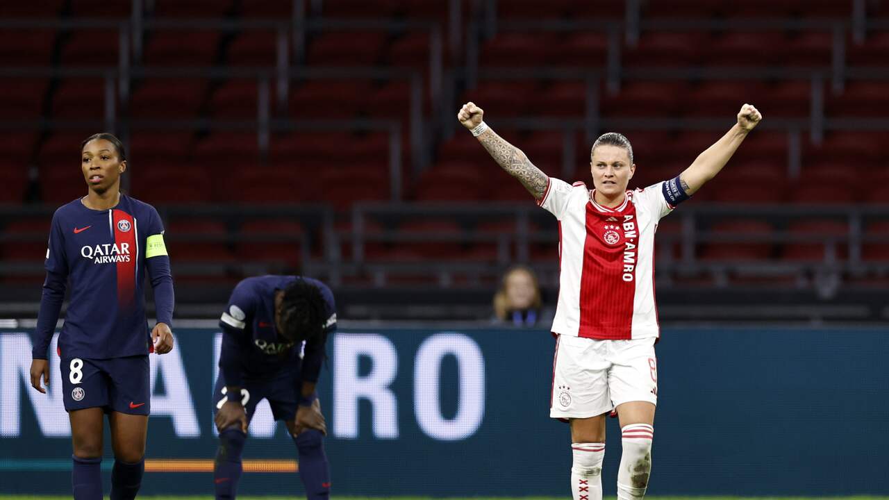 Reacties op verrassende CL-zege Ajax Vrouwen op PSG - NU.nl