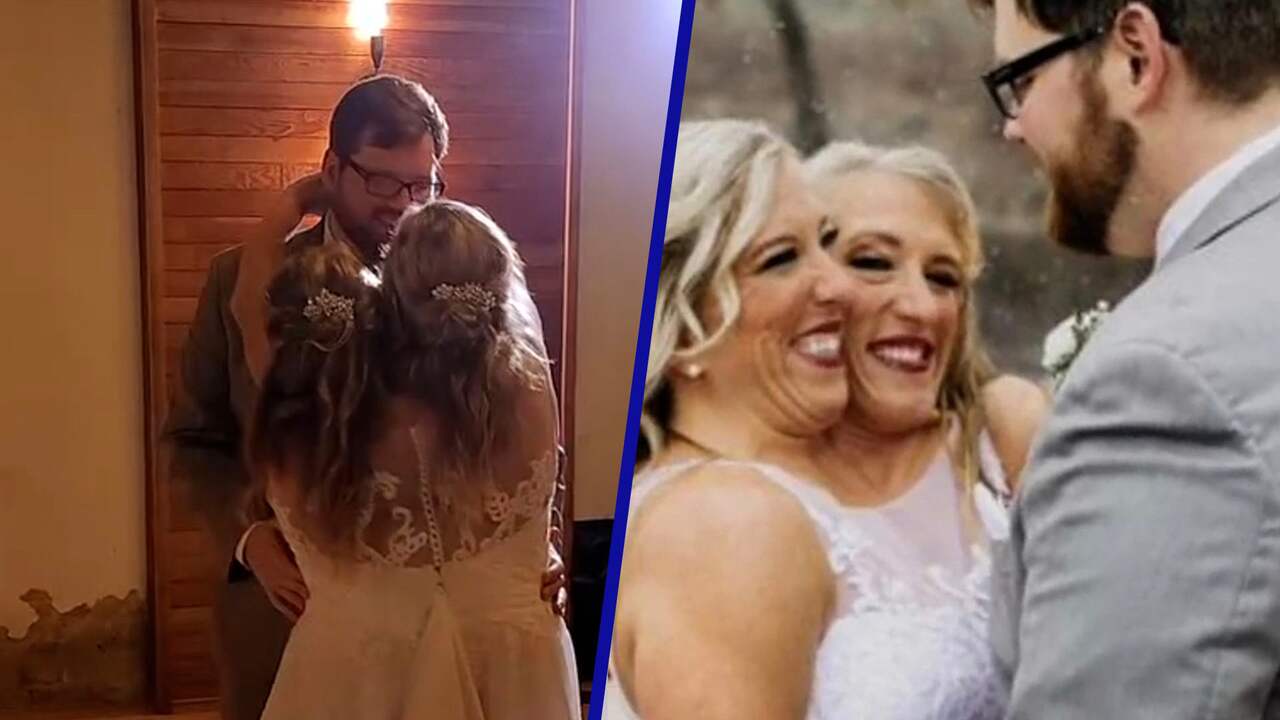 Siamese tweeling houdt dans op trouwdag van één van hen | NU.nl