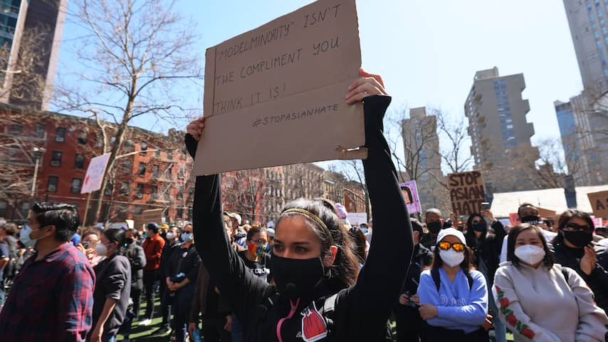 Duizenden Amerikanen protesteren tegen anti-Aziatisch racisme ...