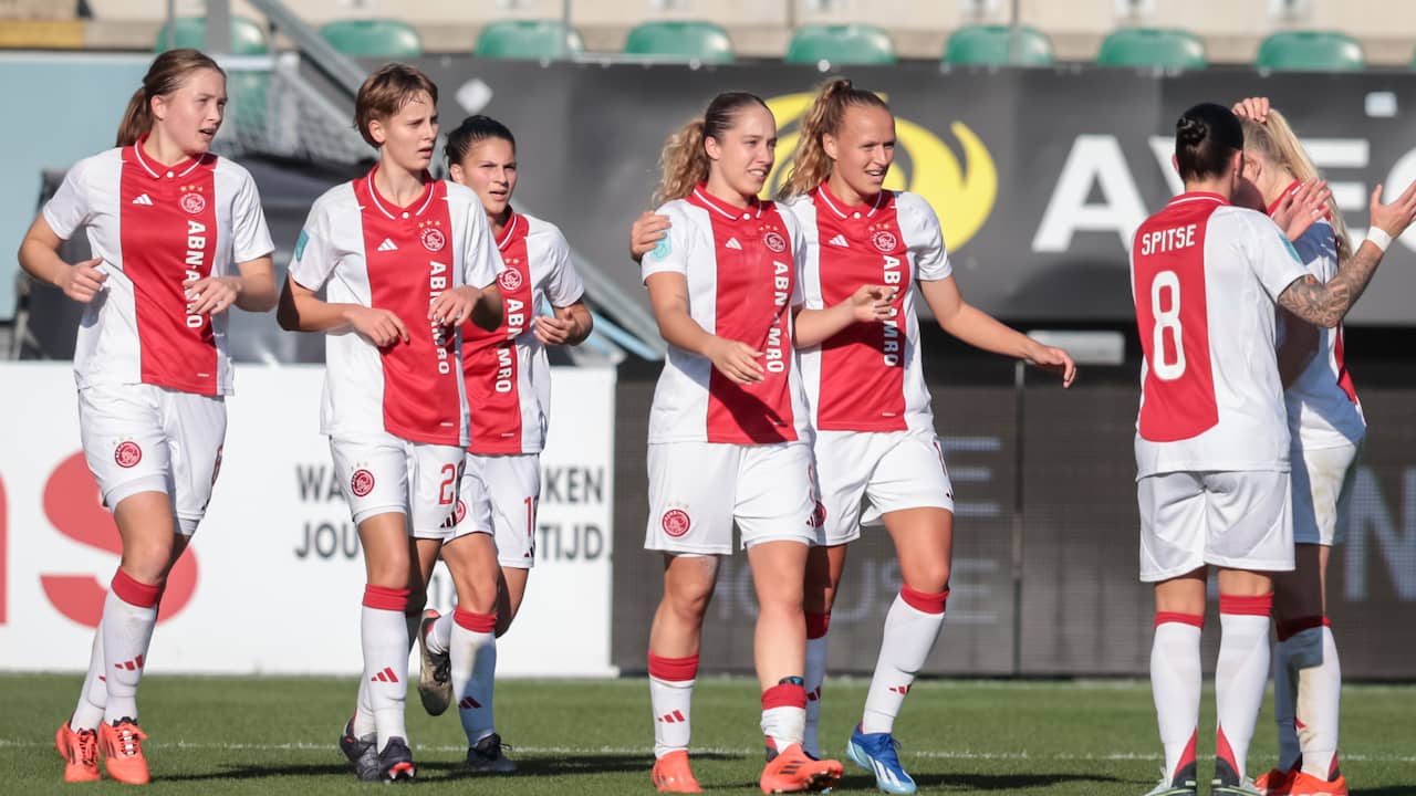 Ajax Vrouwen naast koploper PSV na zege bij ADO, eerste puntenverlies Utrecht | Voetbal | NU.nl