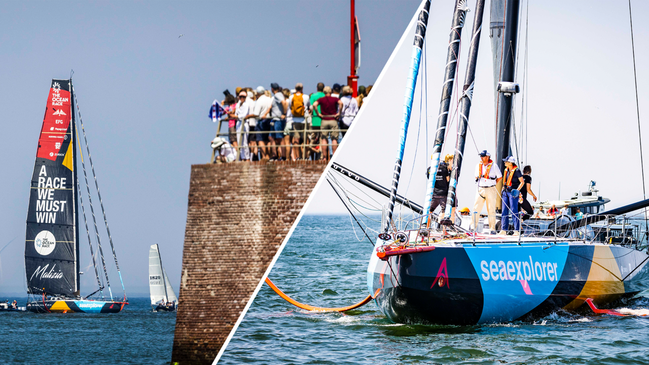 Boten The Ocean Race feestelijk onthaald in Scheveningen | NU.nl