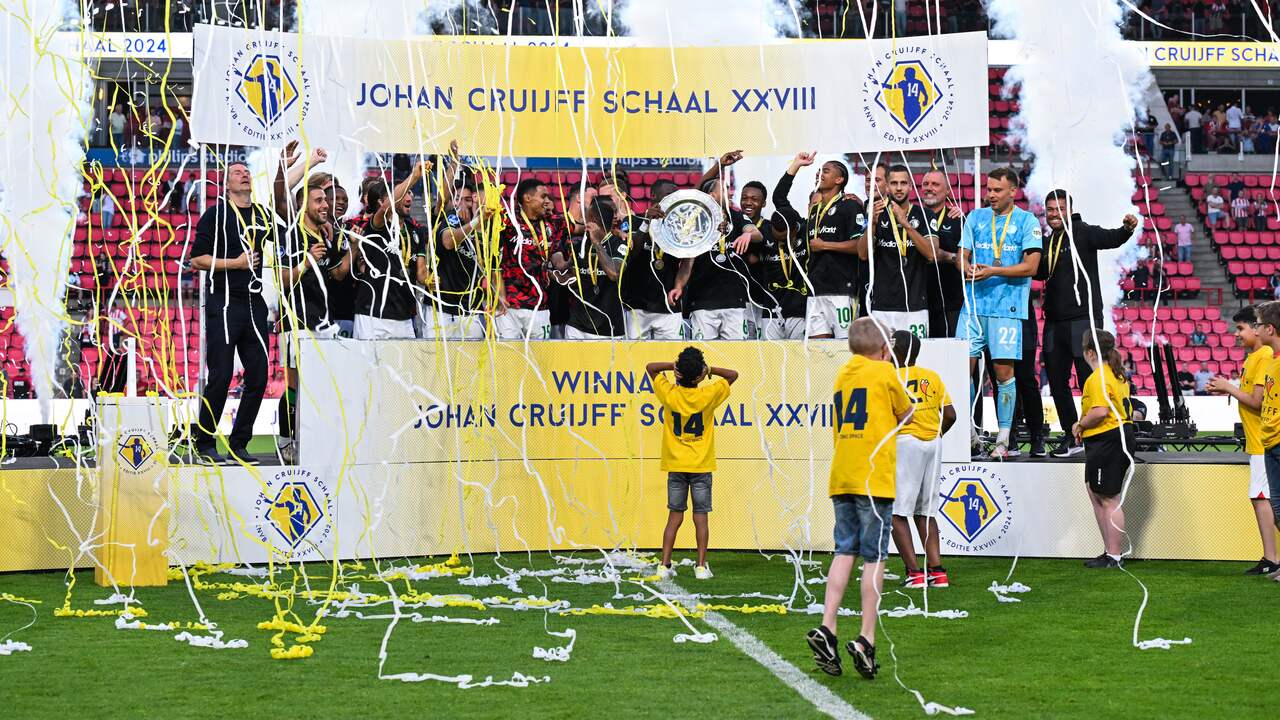 Feyenoord wint Johan Cruijff Schaal na spektakelstuk en penaltyreeks tegen PSV | Voetbal | NU.nl