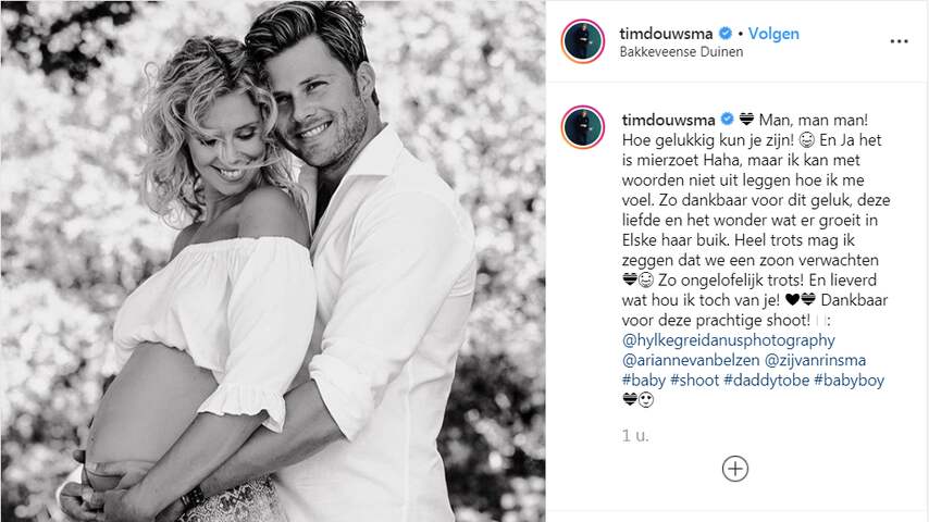 Tim Douwsma en vriendin Elske Wind krijgen een zoon | Achterklap | NU.nl