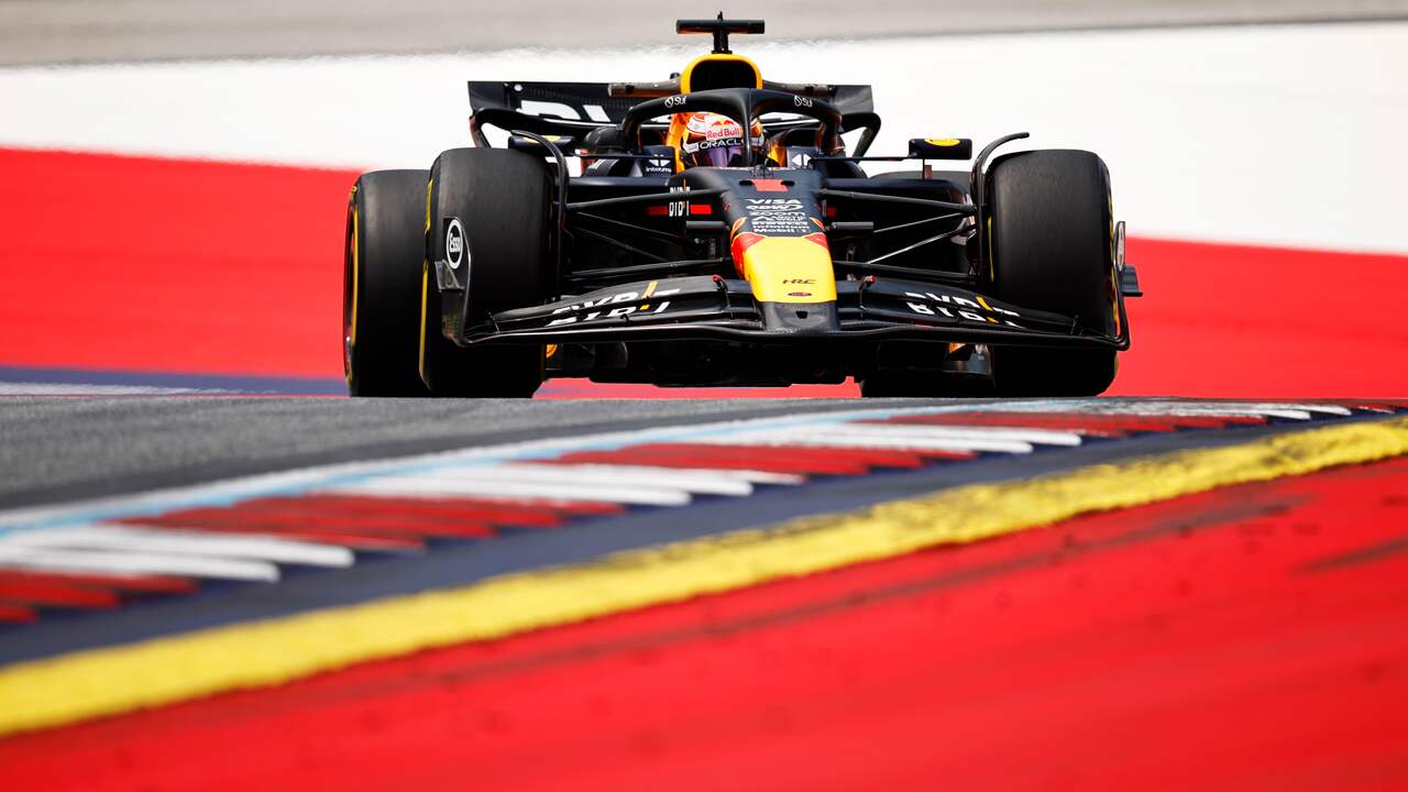 Verstappen klopt Norris nipt en pakt eerste startplaats sprintrace Oostenrijk | Formule 1 | NU.nl