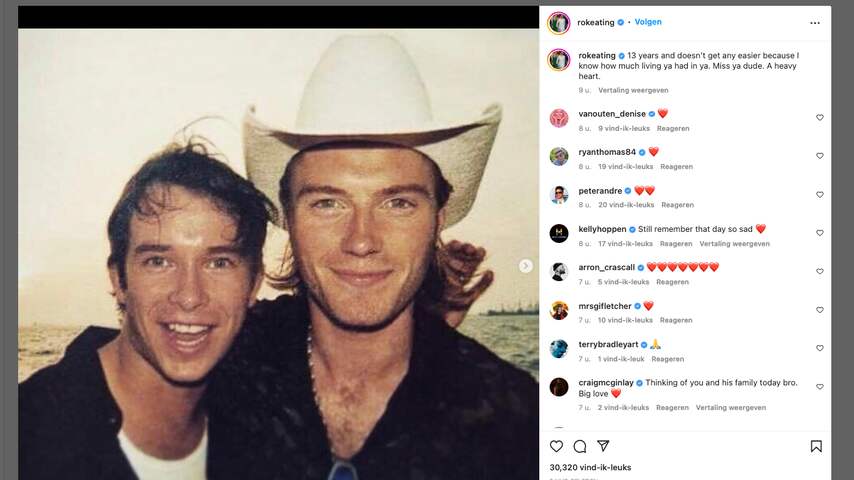 Ronan Keating staat stil bij sterfdag Boyzone-collega Stephen Gately ...