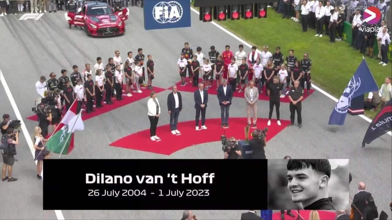 Formule 1 houdt minuut stilte voor overleden racetalent Van 't Hoff | NU.nl