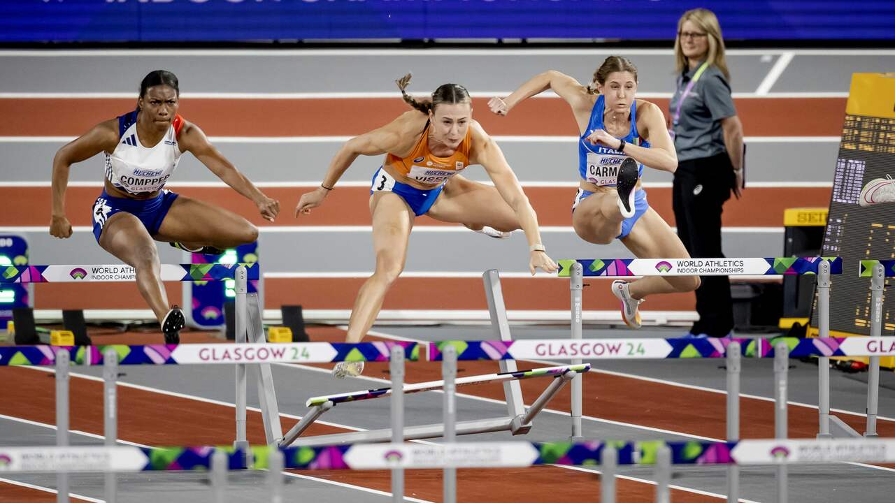 Nadine Visser botst op eerste horde en ziet kans op WK-medaille in rook ...