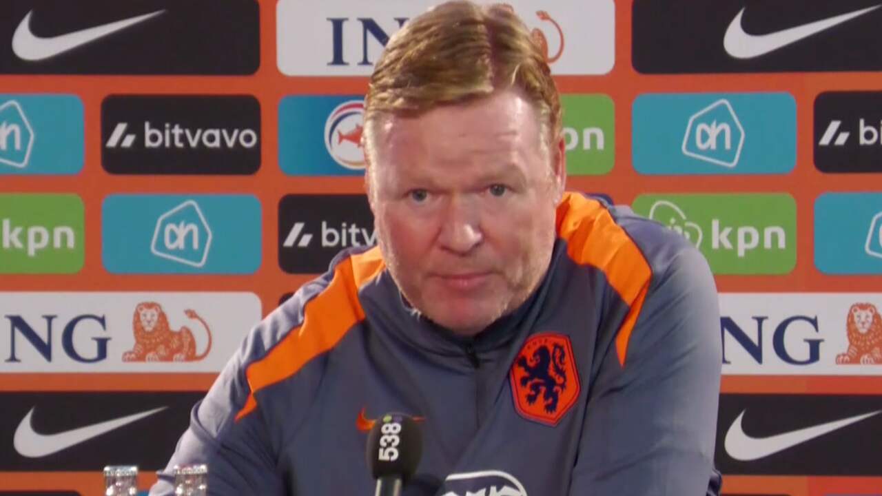 Koeman over speelstijl Oranje: 'Zelfde systeem als op EK' | NU.nl
