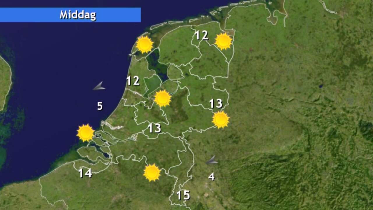 Weerplaza.nl: Zon en stapelwolken | NU - Het laatste nieuws het eerst op NU.nl