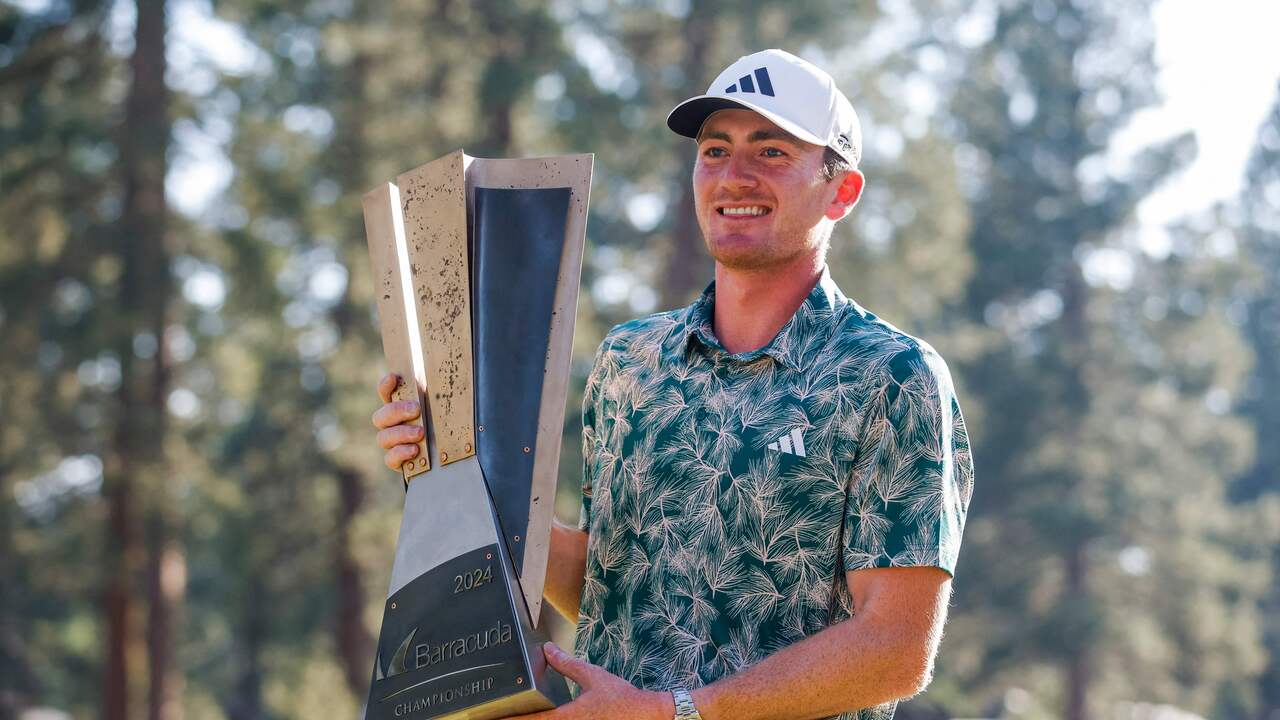 Dunlap (20) schrijft golfgeschiedenis met zege als amateur én prof op ...