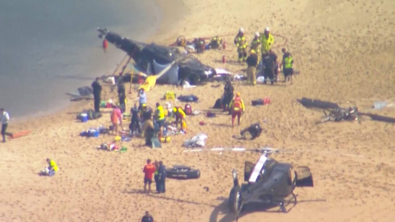 Hulpdiensten rukken uit na dodelijk helikopterongeluk in Australië | NU.nl Hulpdiensten rukken uit na dodelijk helikopterongeluk in Australië | NU.nl