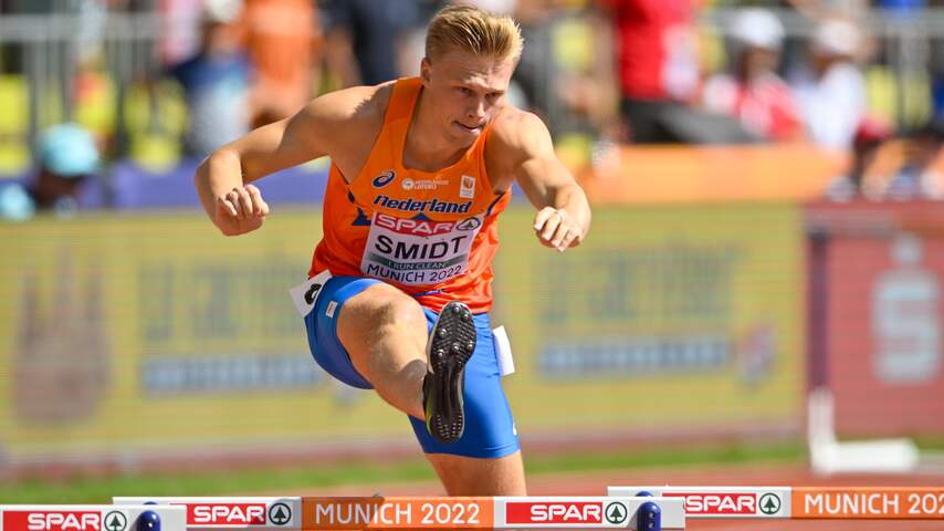 Smidt breekt stokoud Nederlands record op 400 horden en pakt olympisch ...