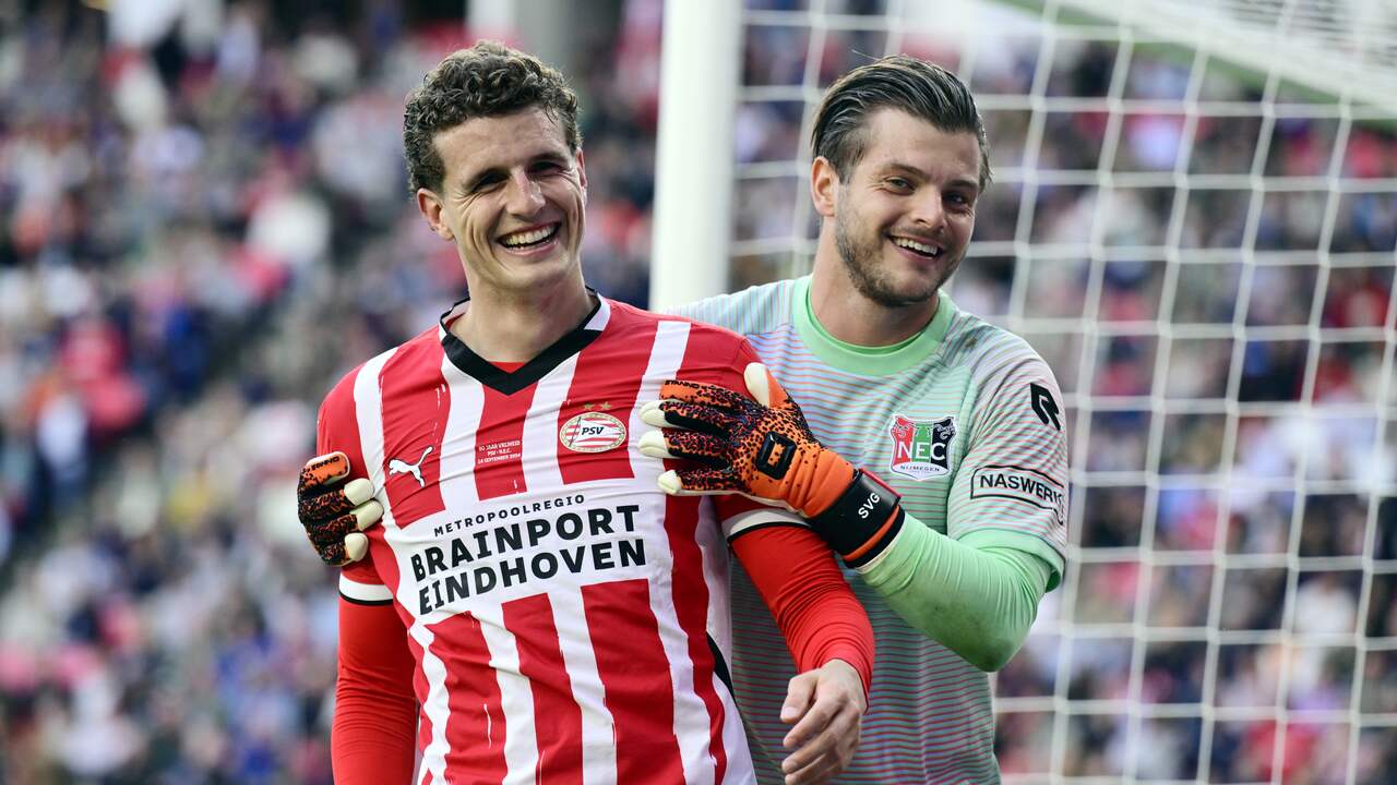 PSV wint eenvoudig van tiental NEC en vestigt Eredivisie-record ...