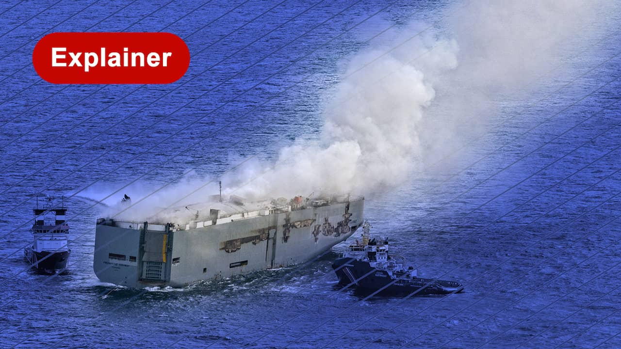 Scheepsbrand bij Ameland kan nog dagen duren, gewonden niet in ...