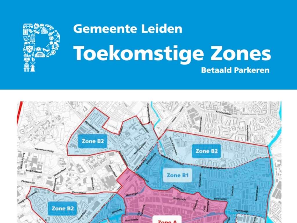 Uitbreiding betaald parkeren naar extra wijken | Leiden | NU.nl