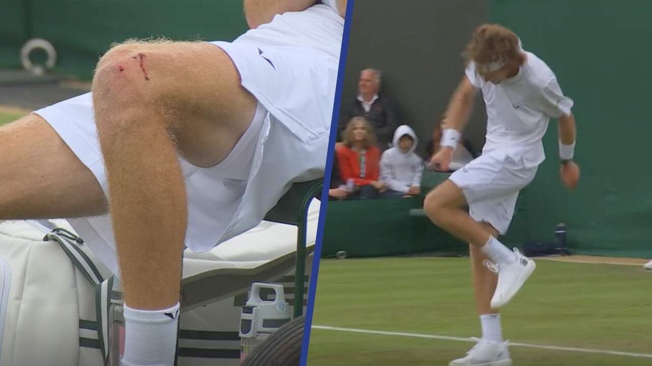 Woedende Rublev slaat zich tot bloedens toe op Wimbledon | NU.nl