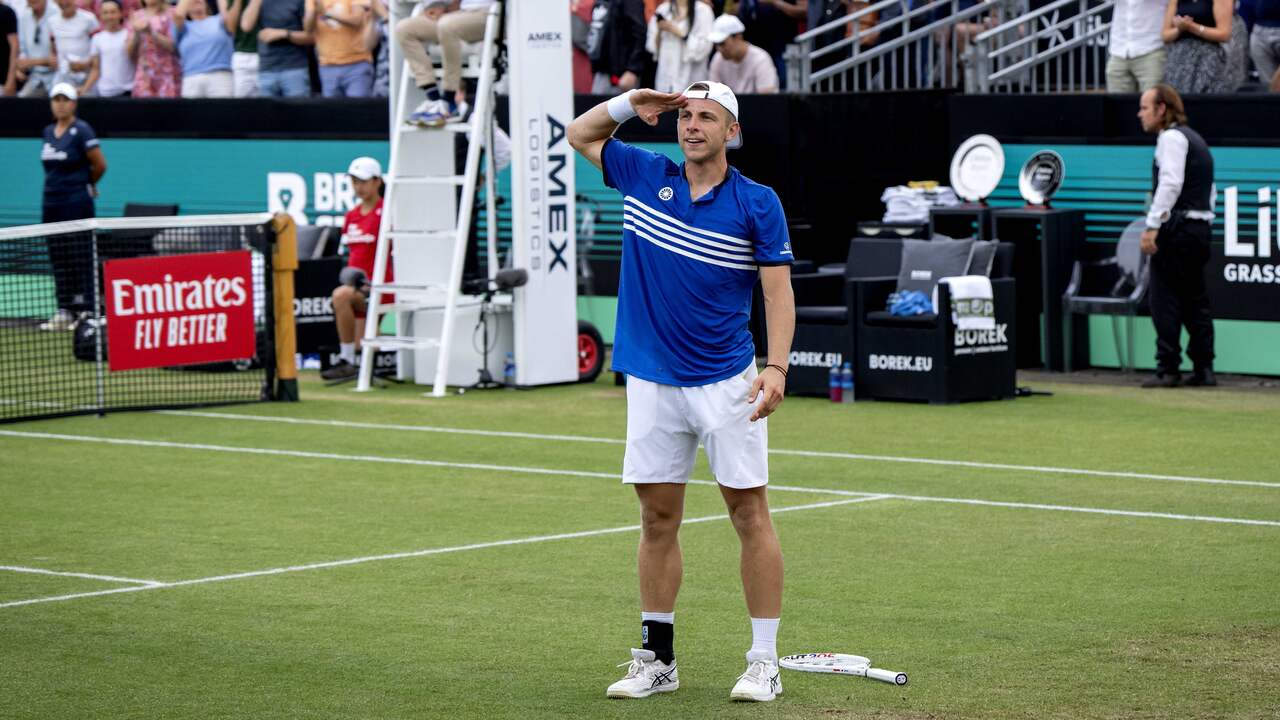 Griekspoor overwint zenuwen in Rosmalen: 'Was de mooiste week uit mijn leven' | Tennis | NU.nl