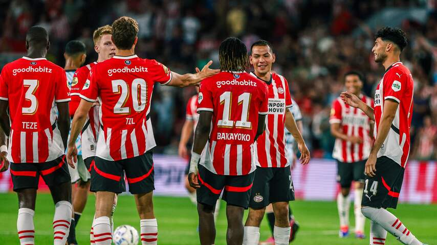 Landskampioen PSV begint Eredivisie-seizoen met ruime overwinning op ...