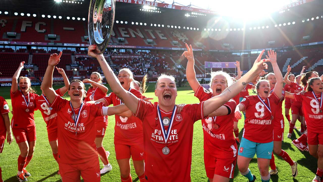 FC Twente Vrouwen benut derde kans wél en grijpt op slotdag negende landstitel | Voetbal | NU.nl