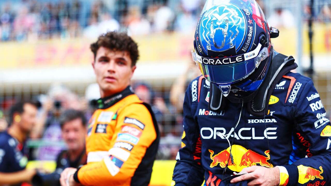 Verstappen loopt twee punten uit op Norris dankzij zege in sprintrace GP VS | Formule 1 | NU.nl