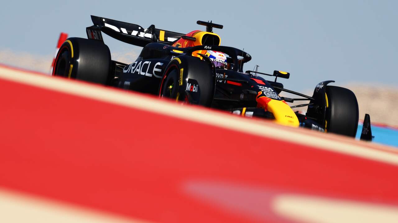 Ontevreden Verstappen klokt zesde tijd in eerste vrije training GP Bahrein | Formule 1 | NU.nl