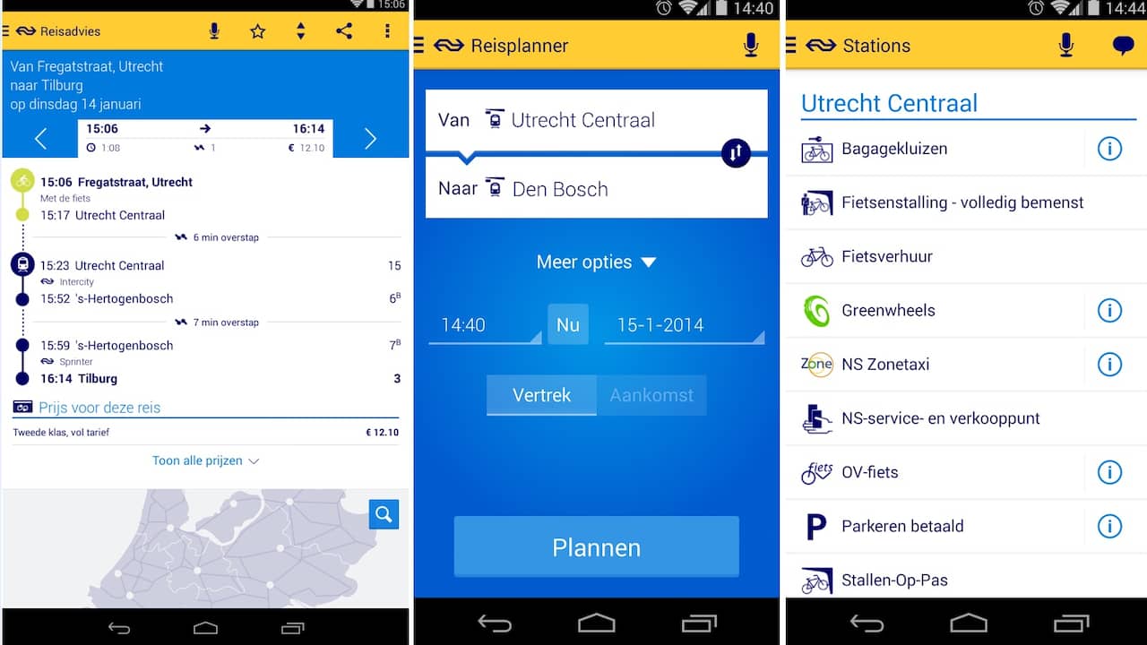 Grote update voor Reisplanner-app van NS | NU - Het laatste nieuws het ...