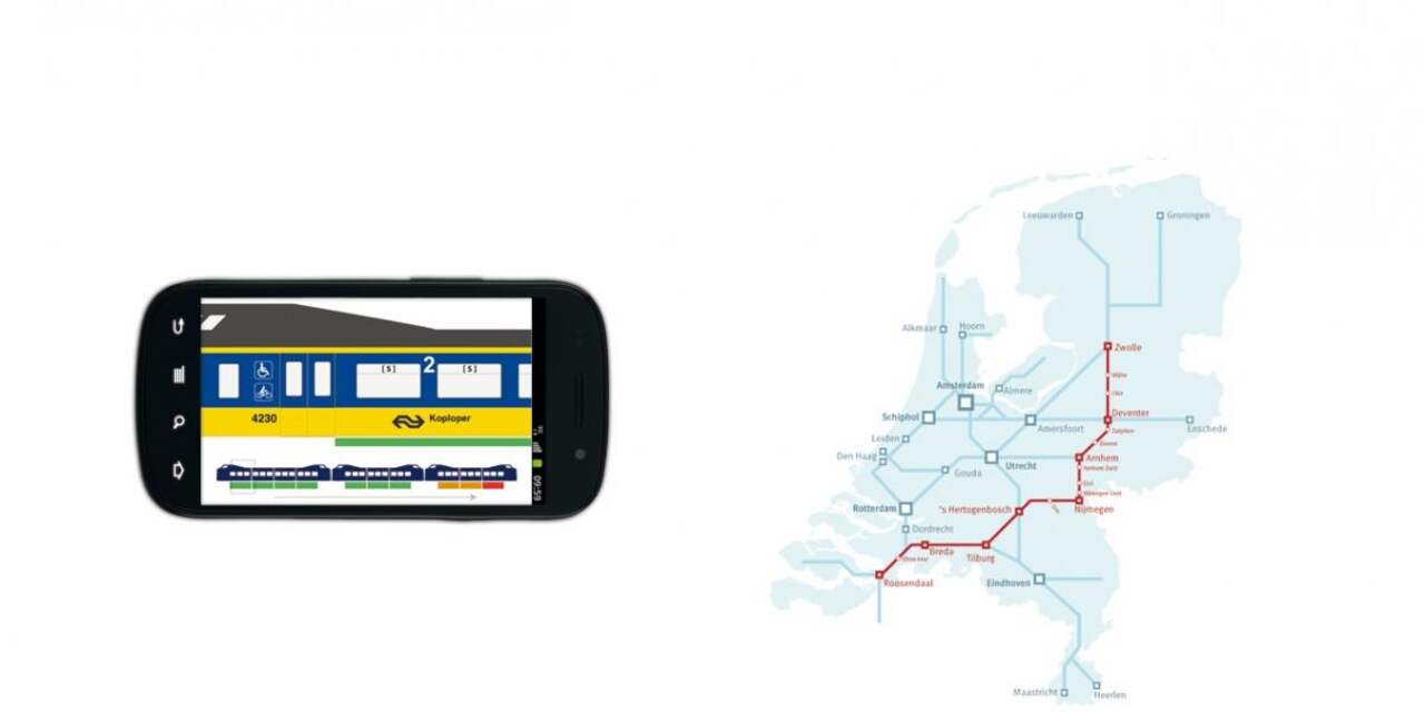 Reisplanner-app NS toont rustige plekken in trein | NU - Het laatste ...