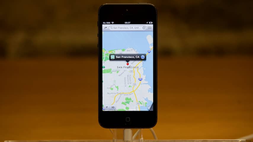 Apple Maps Drie Keer Groter Dan Google Maps Op IPhone Apps NU nl apple-maps-drie-keer-groter-dan-google-maps-op-iphone-apps-nu-nl