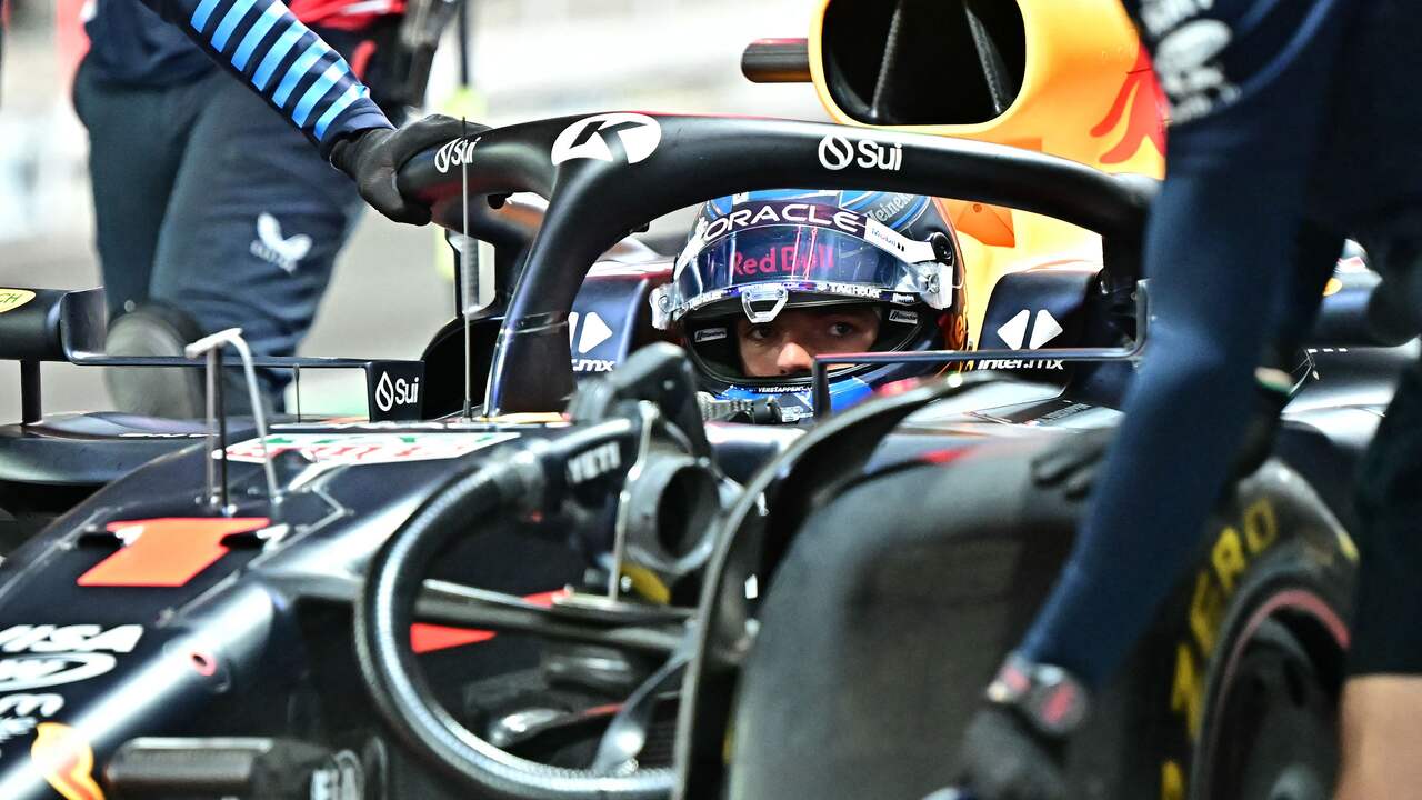 Verstappen komt flink tekort in tweede training GP Las Vegas, Hamilton snelste | Formule 1 | NU.nl