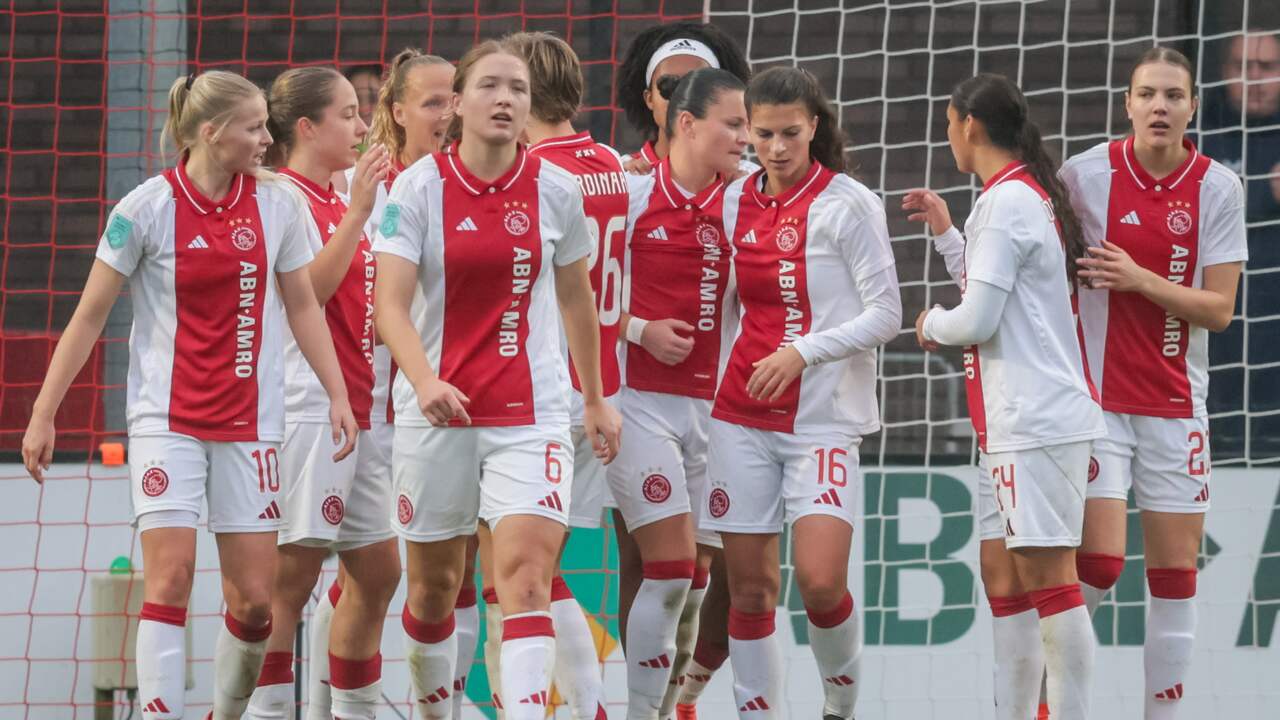 Ajax Vrouwen deelt tik uit aan rivaal FC Twente en grijpt koppositie | Voetbal | NU.nl