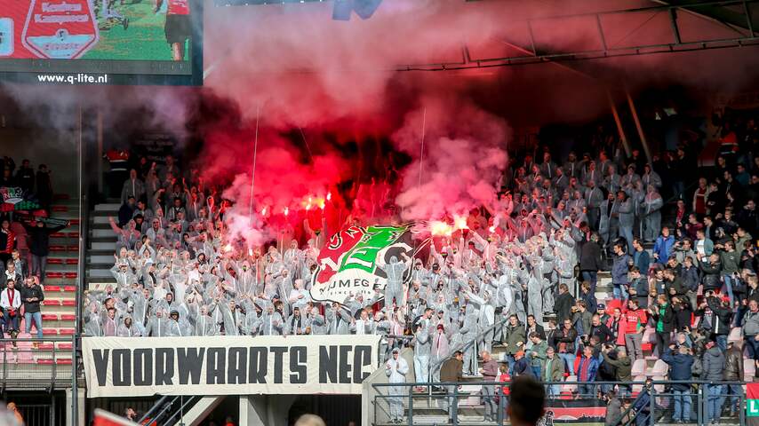 NEC-supporters boycotten Gelderse derby in Arnhem | Nijmegen | NU.nl