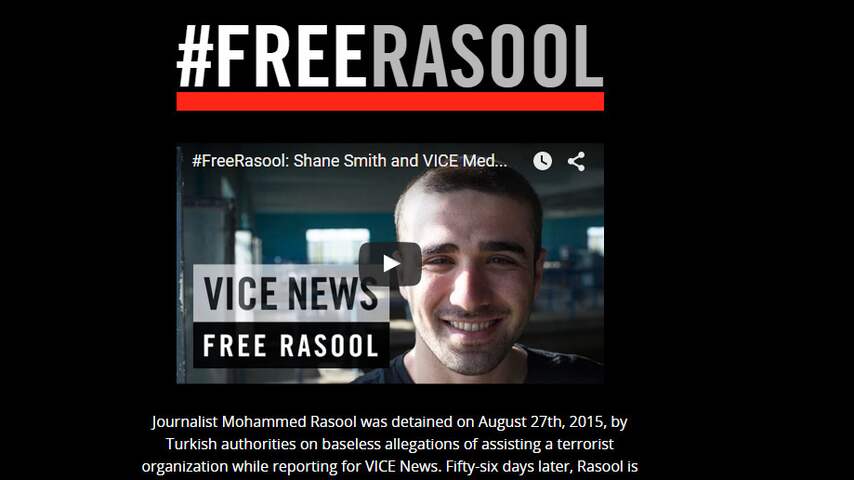 Vice-journalist Mohammed Rasool vrijgelaten in Turkije | Buitenland | NU.nl