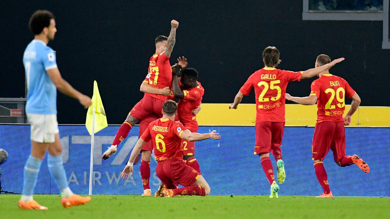 Lazio zet CL-ticket op het spel door puntenverlies tegen laagvlieger ...