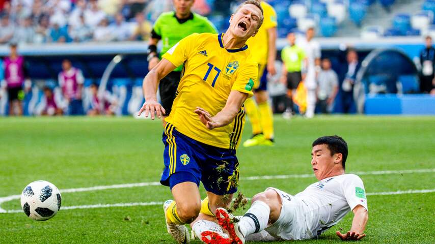 Zweden begint WK met nipte zege op Zuid-Korea | WK voetbal 2018 | NU.nl Zweden begint WK met nipte zege op Zuid-Korea | WK voetbal 2018 | NU.nl