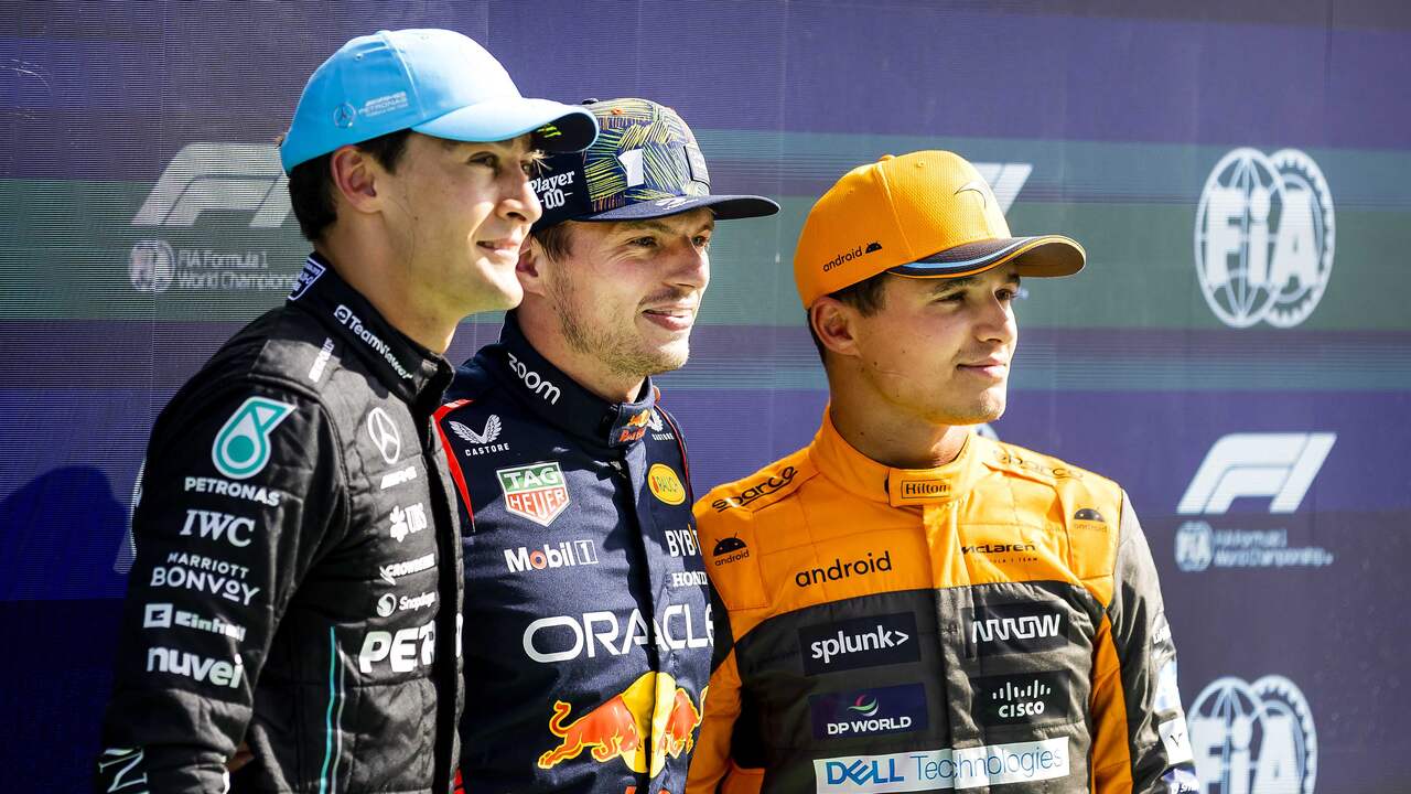 Bekijk de startopstelling voor de Grand Prix van Nederland | Formule 1 | NU.nl