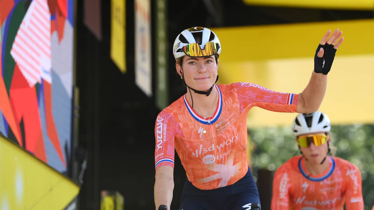 Vollering opgelucht na val in Tour: 'Ben erop gebrand om gele trui ...