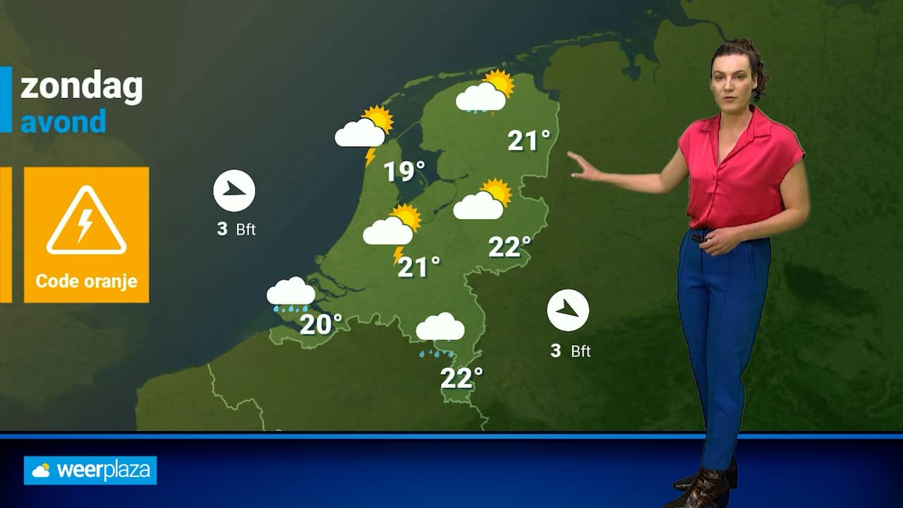 Weerbericht: Onweer, zware windstoten en grote hagelstenen op komst | NU.nl