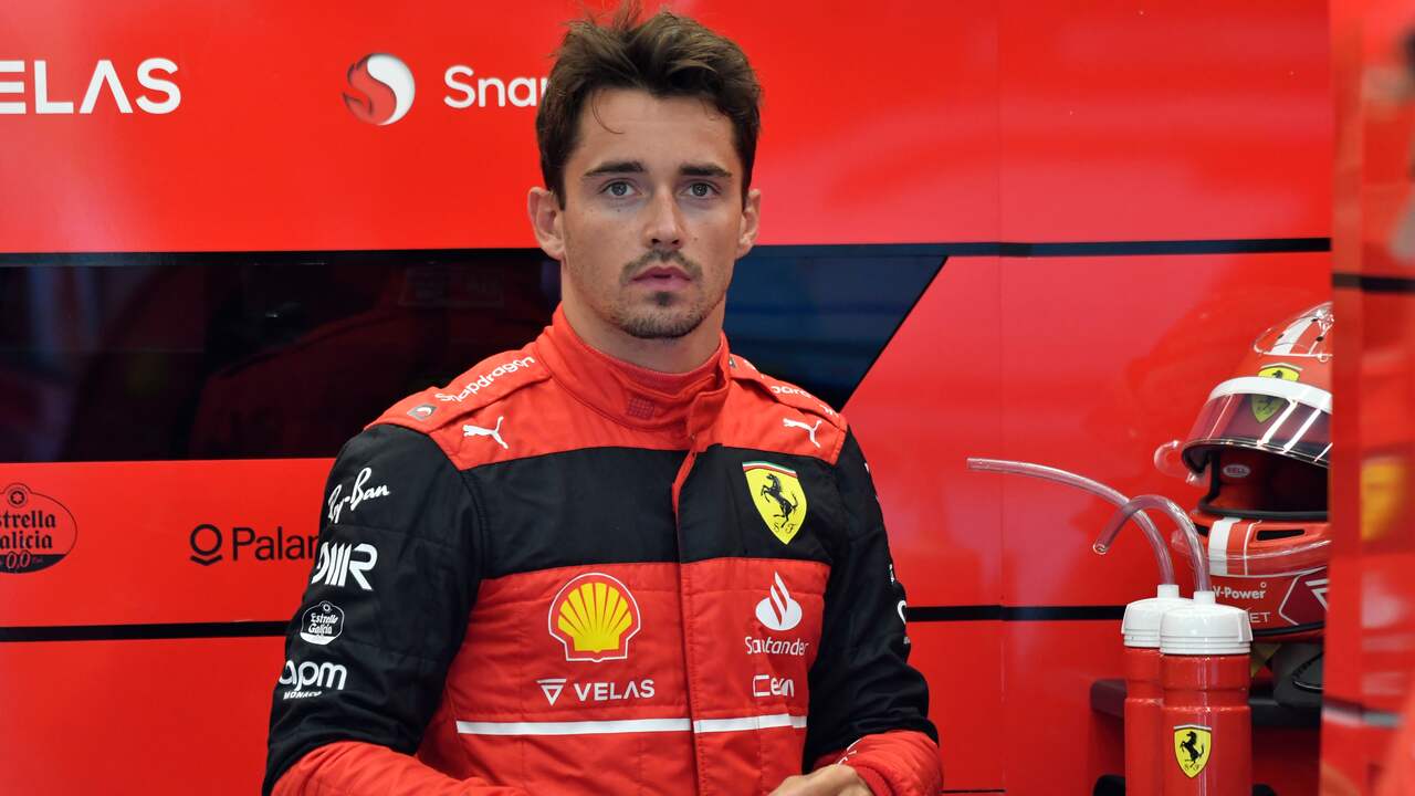 Leclerc maakt Ferrari geen verwijten: 'Ik reed zelf te hard in de pits ...