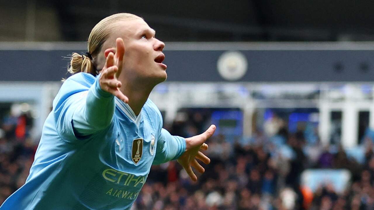 Haaland maakt eerste Premier League-goal sinds eind november | NU.nl Haaland maakt eerste Premier League-goal sinds eind november | NU.nl