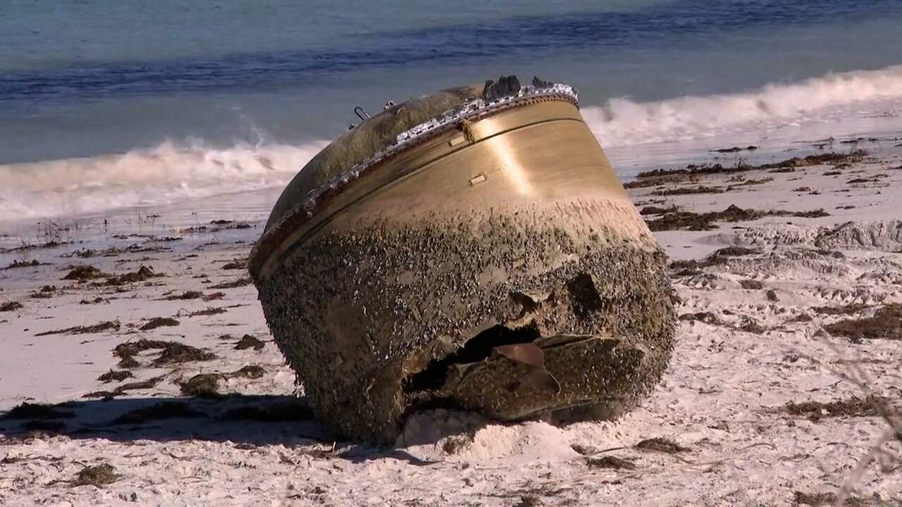 Mysterieus object gevonden op afgelegen strand in Australië | NU.nl