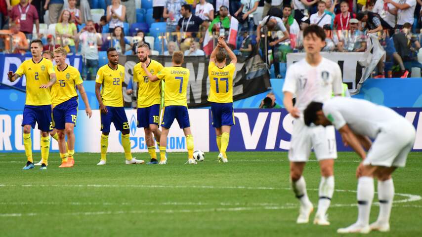 Zweden begint WK met nipte zege op Zuid-Korea | WK voetbal 2018 | NU.nl Zweden begint WK met nipte zege op Zuid-Korea | WK voetbal 2018 | NU.nl