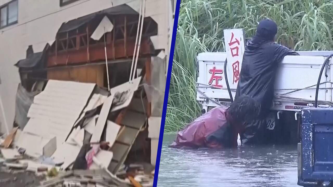 Tyfoon Shanshan een van de zwaarste stormen in decennia in Japan ...